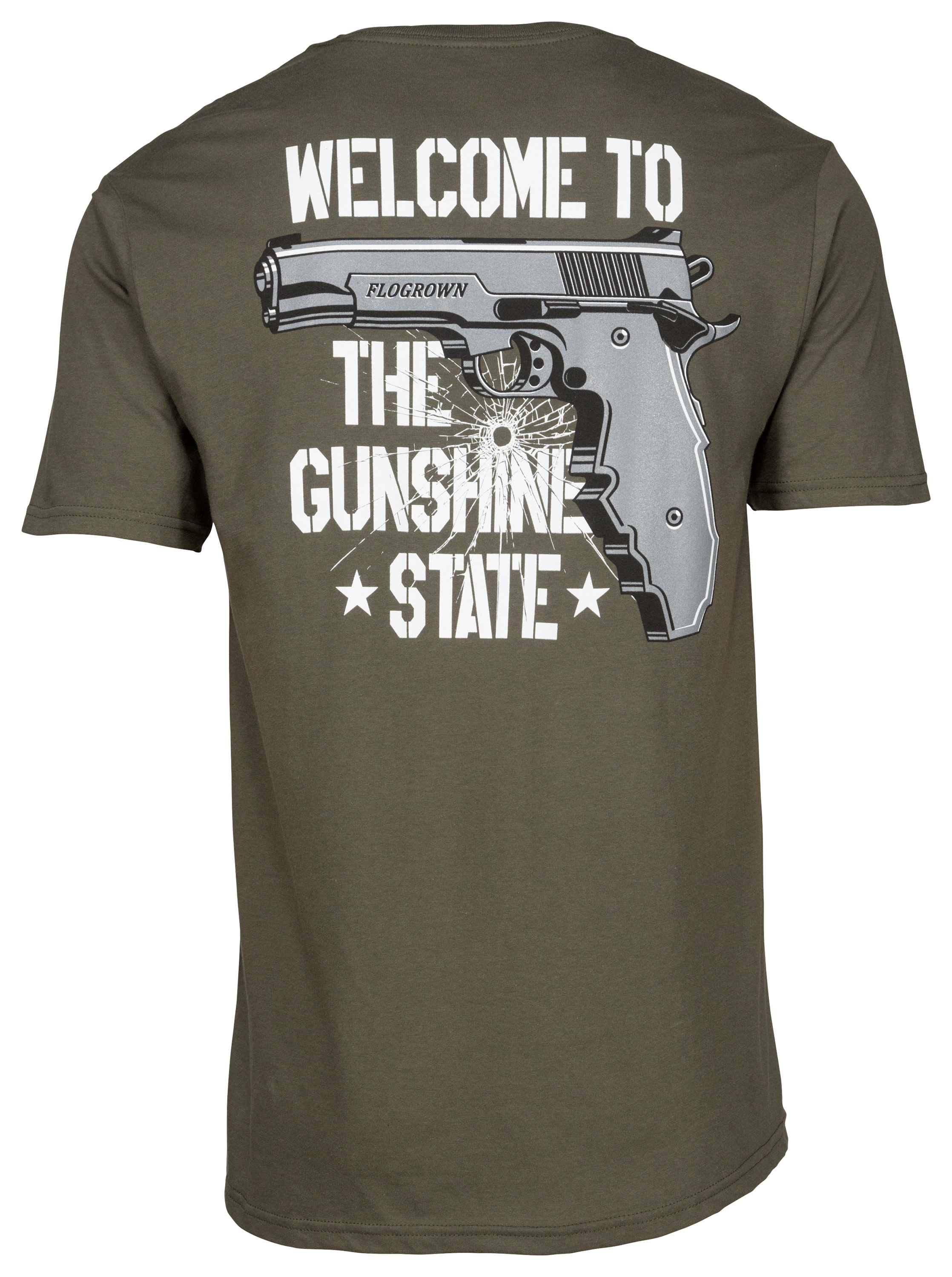 FloGrown Welcome to the Gunshine State V2 Short-Sleeve T-Shirt for Men ...